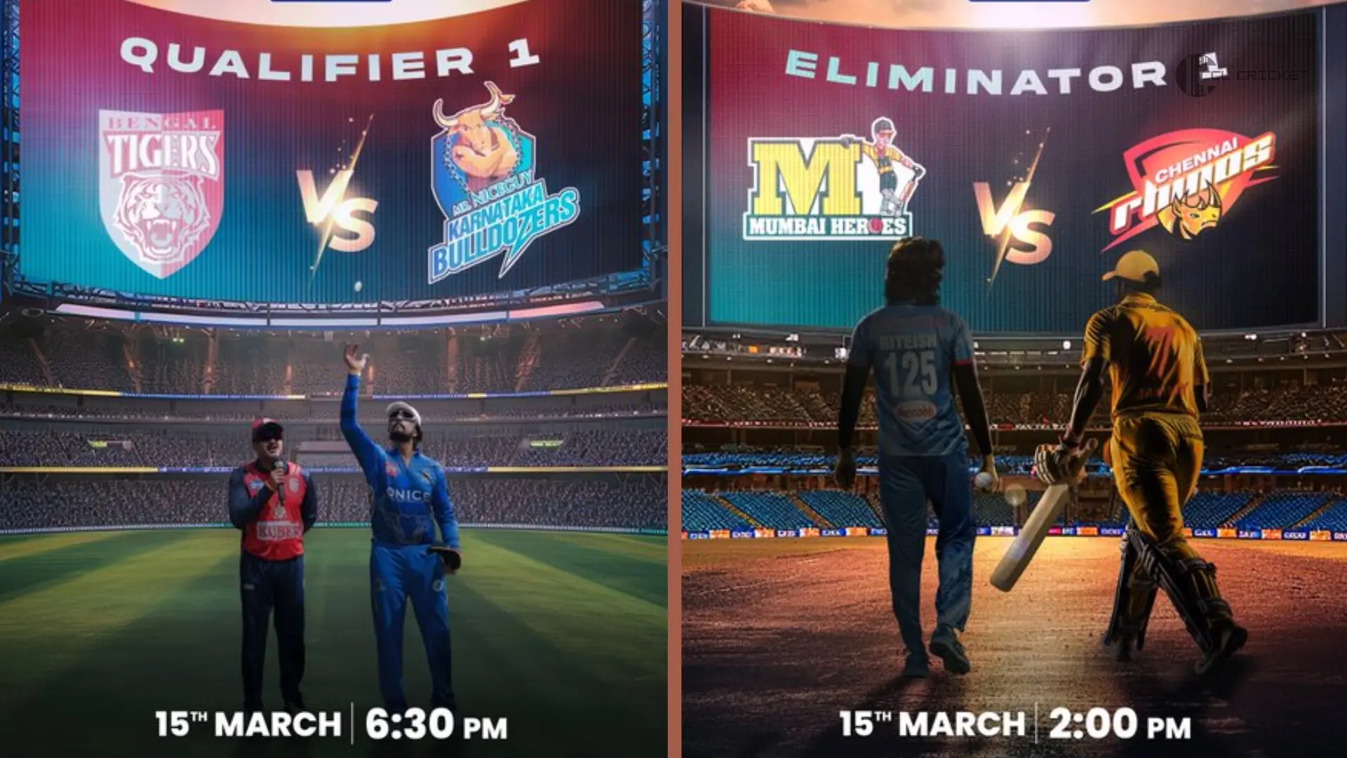 CCL 2024 Qualifiers: Karnataka Bulldozers, Bengal Tigers, Mumbai Heroes ...